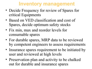 Spare Parts Management | PPT