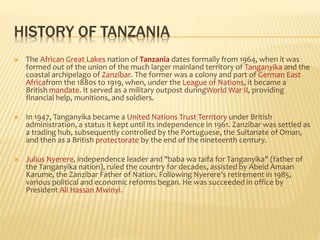 Power point presentation on tanzania | PPTX | Africa Travel | Travel ...