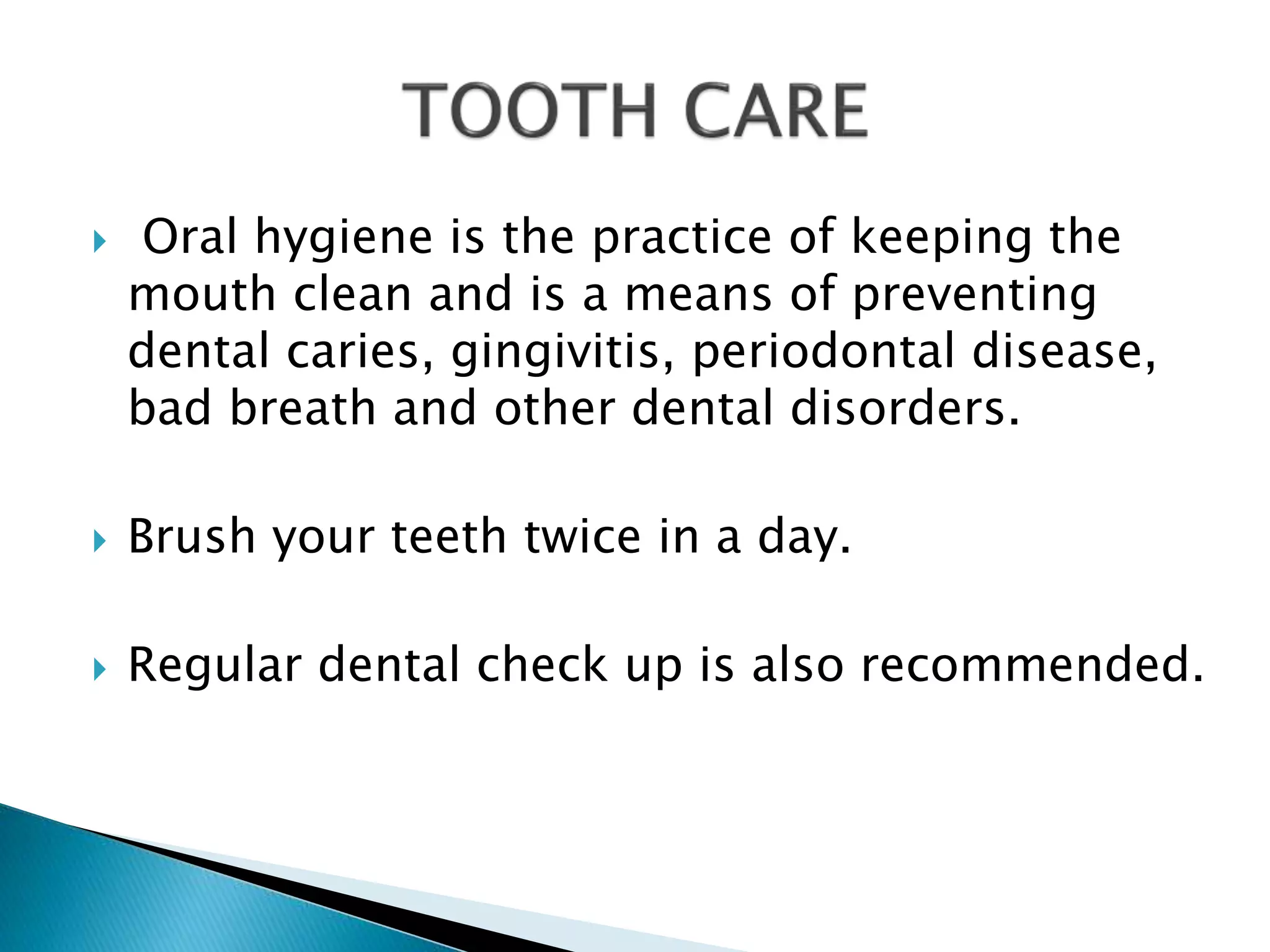 Powerpoint presentation on teeth | PPTX