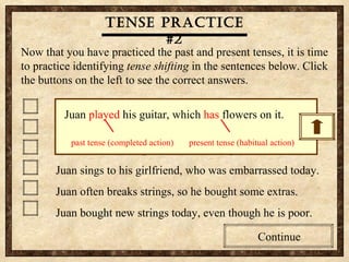 Powerpoint presentation on tenses | PPT