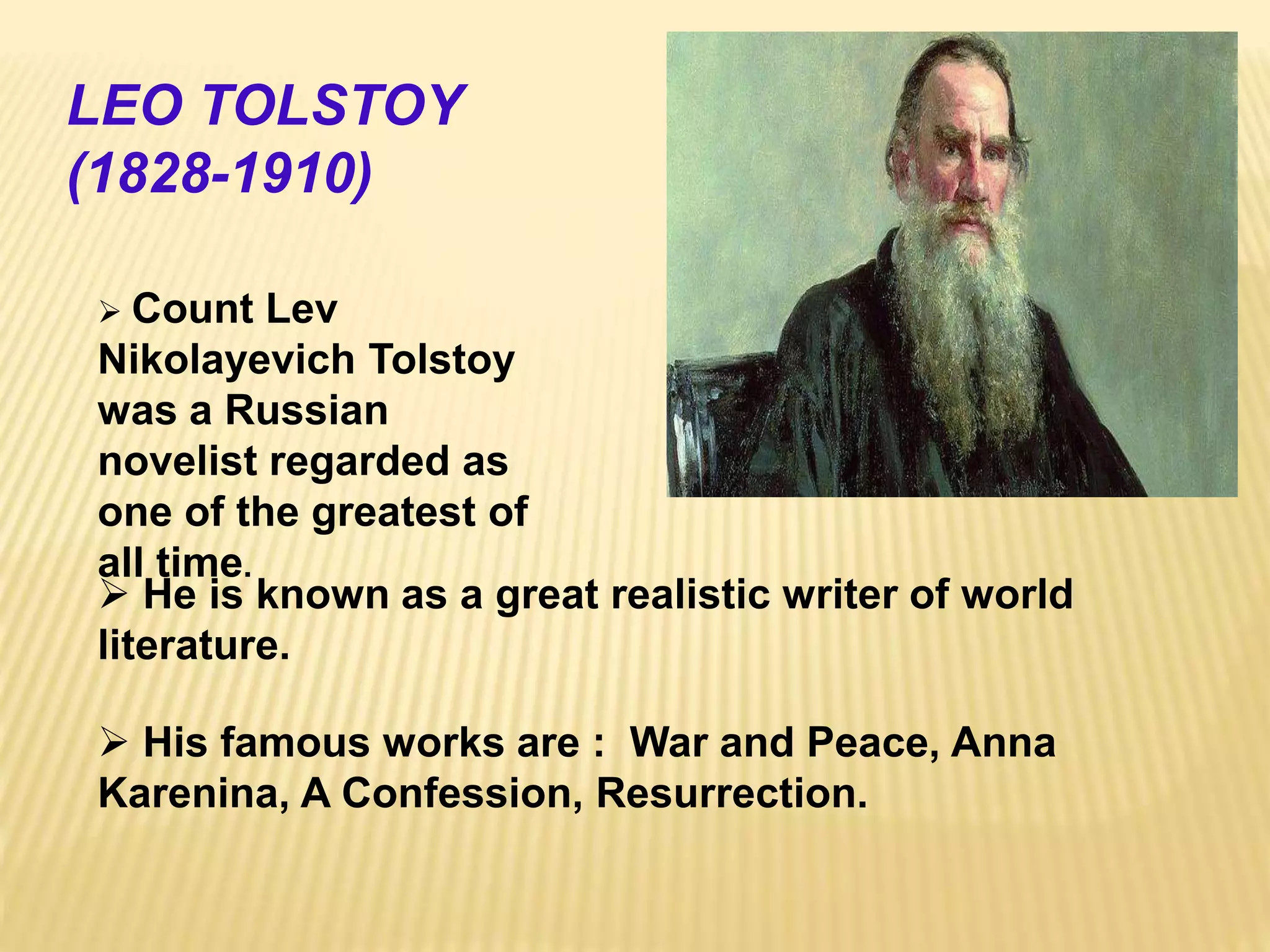 PowerPoint presentation on Three Questions | PPTX