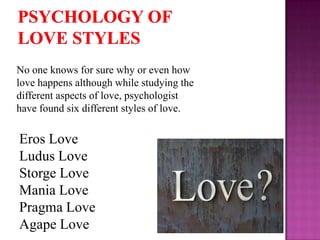 Love Styles | PPTX