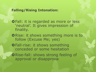 lesson plan for teaching intonation | PPTX