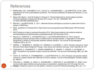 palmoplantar pustolar Psoriasis induced in a patient treated with ...