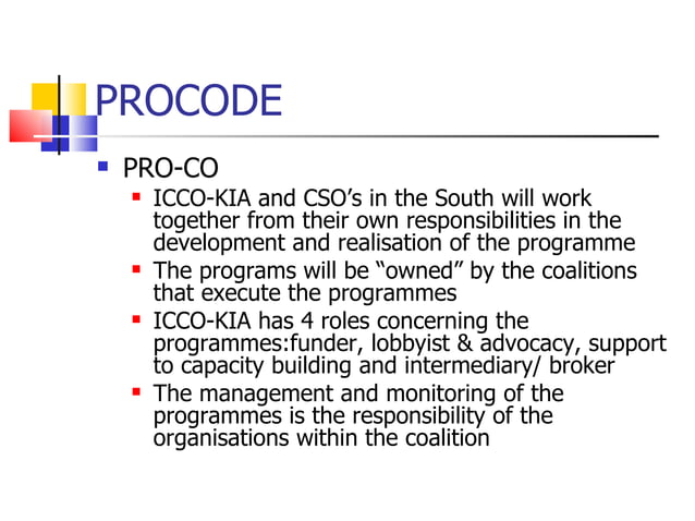 Programmatic approach (Okt. 2008) | PPT