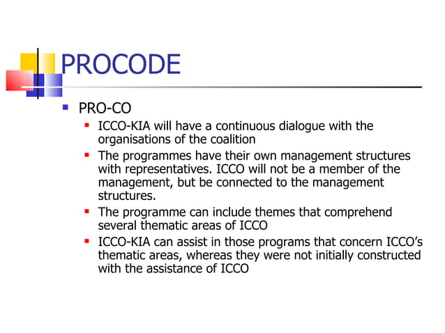 Programmatic approach (Okt. 2008) | PPT