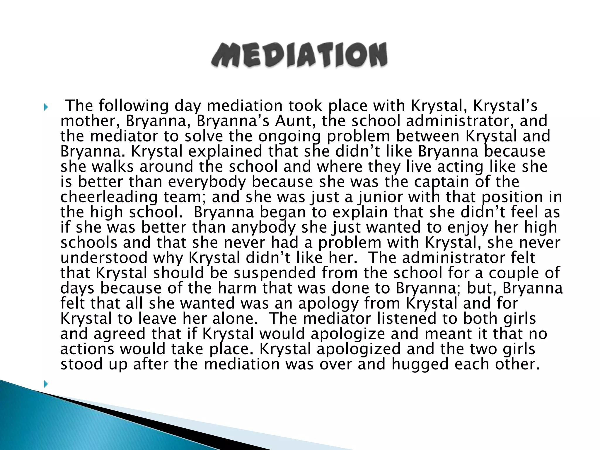 Powerpoint presentation restorative justice and victim offender ...