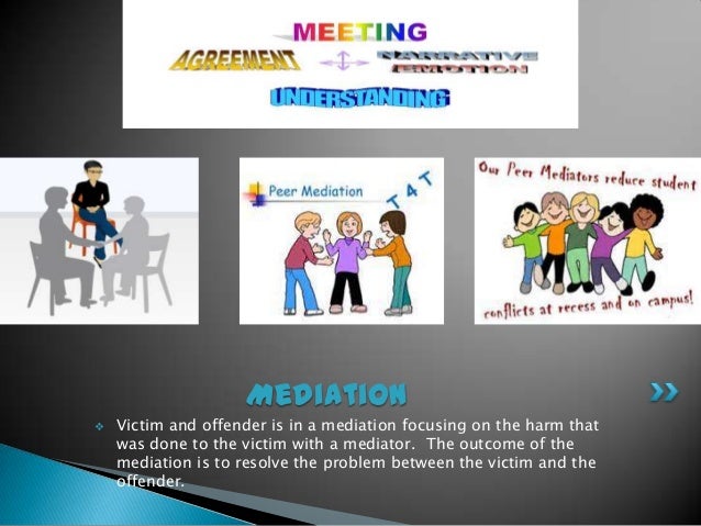 Powerpoint presentation restorative justice and victim offender media…