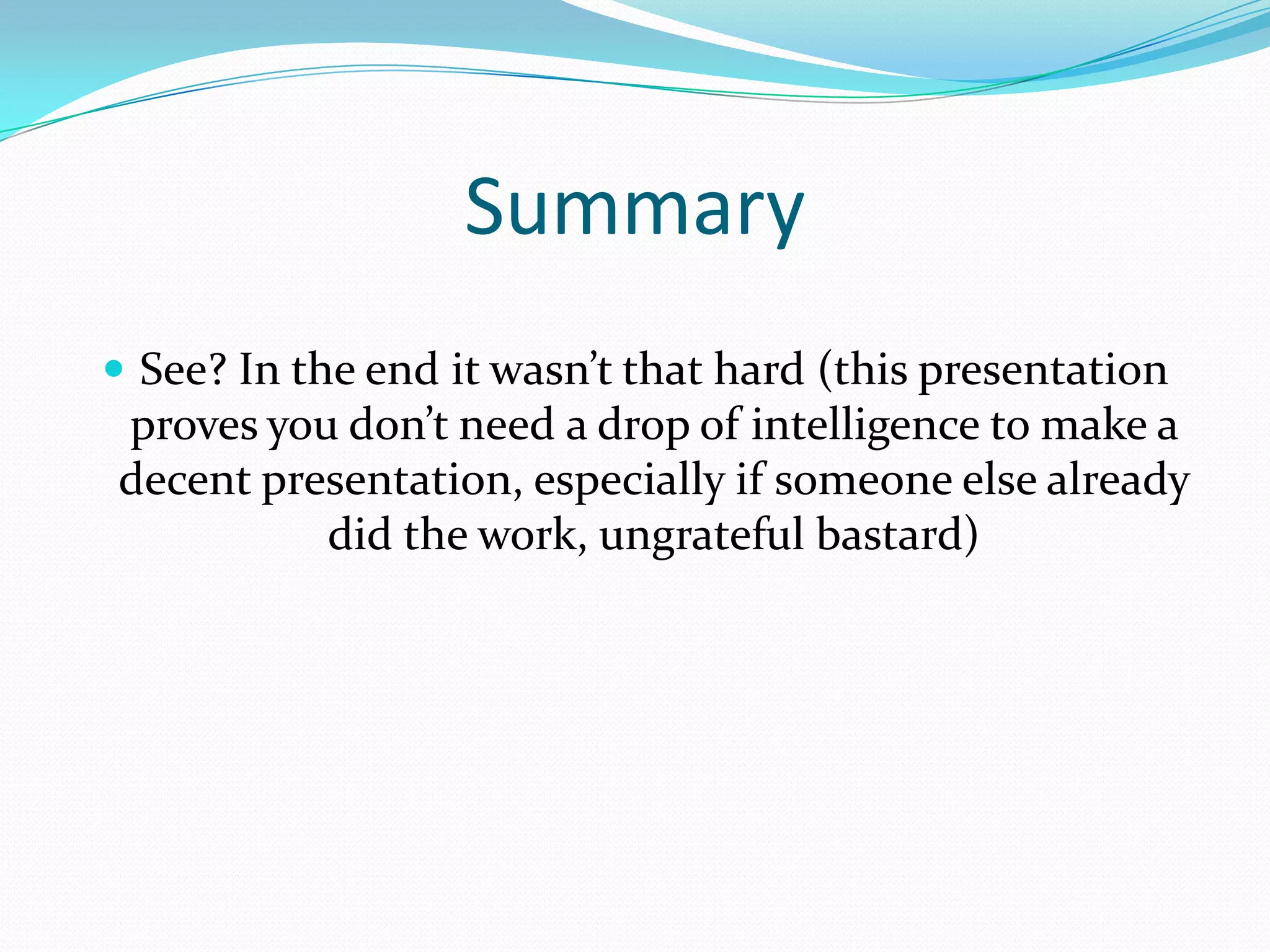 Power point presentations for dummies | PPTX