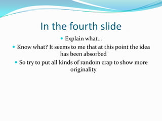 Power point presentations for dummies | PPTX