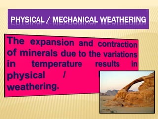 Power point presentation (WEATHERING) | PPTX