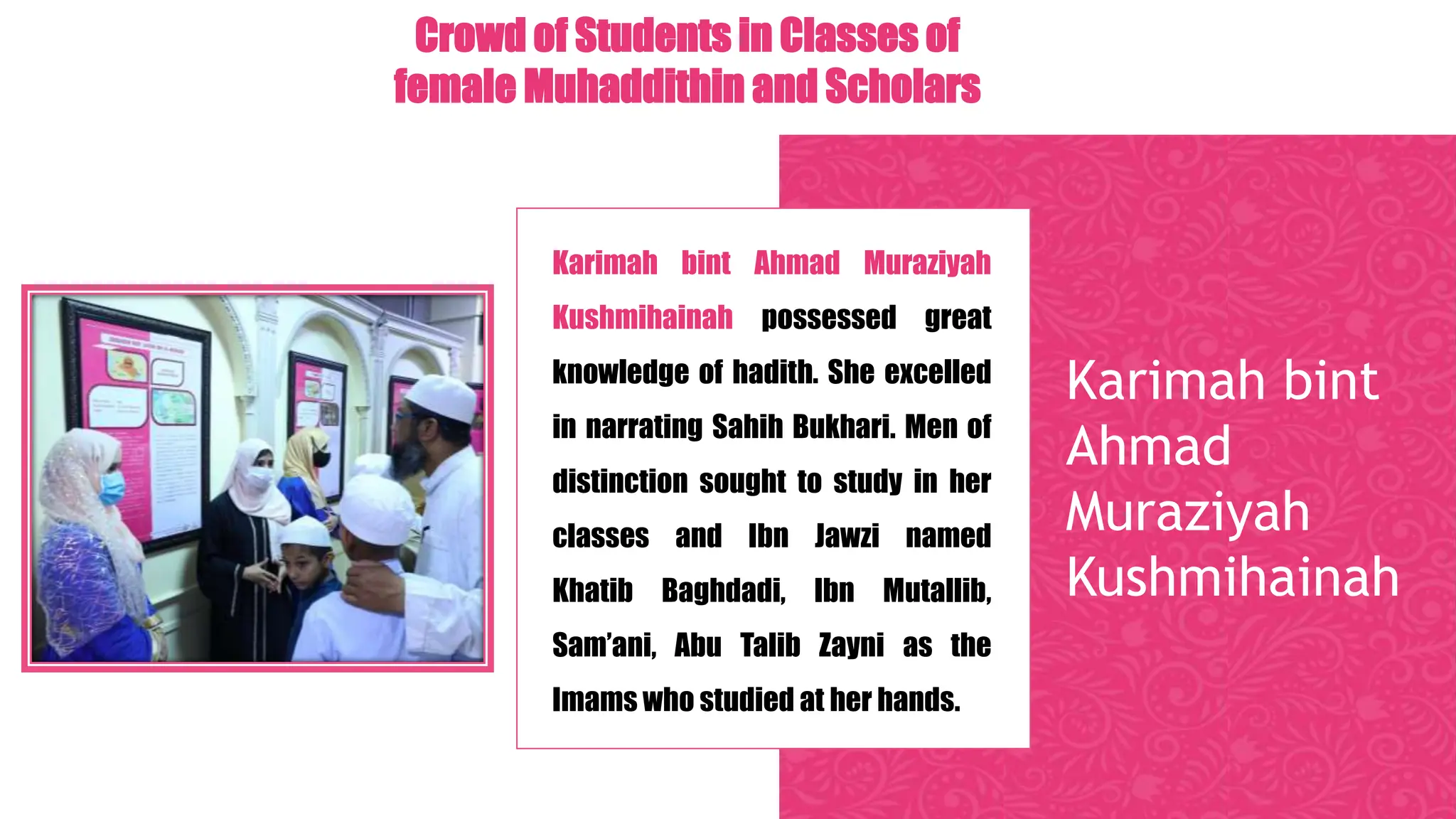 Discover the Great Intellectual Muslim Women Scholars | PPTX