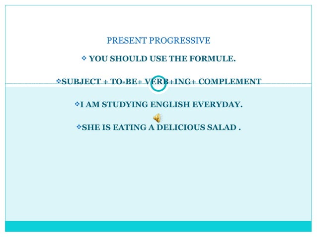 Powerpoint present progressive | PPT