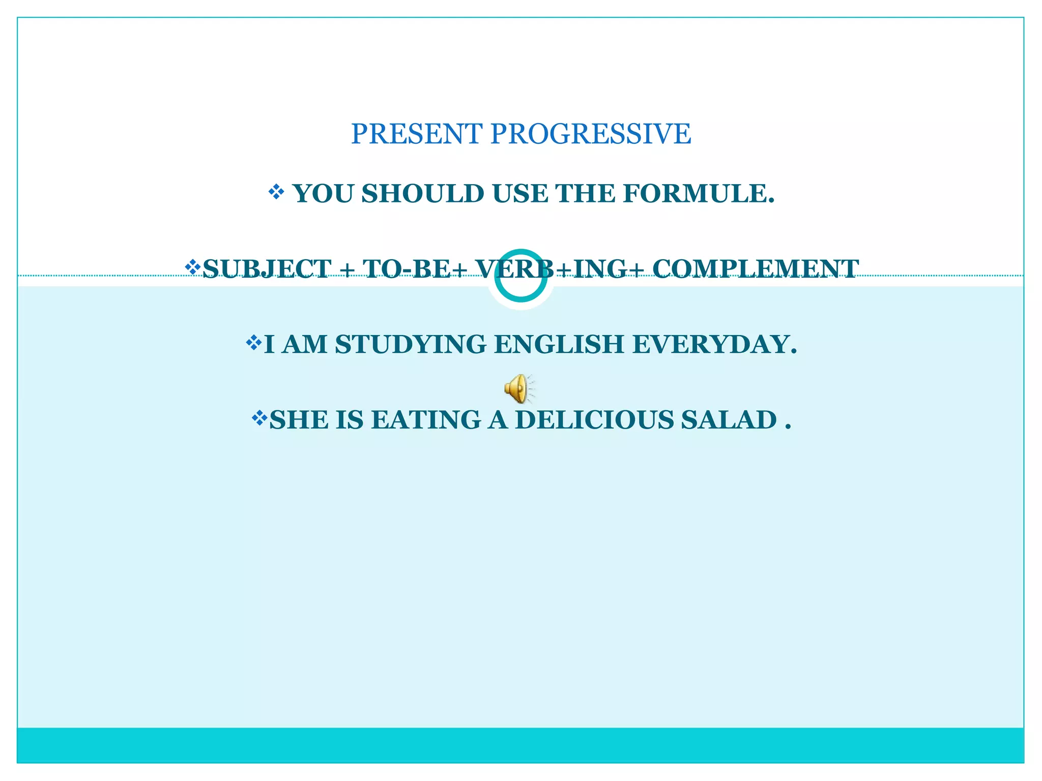 Powerpoint present progressive | PPT