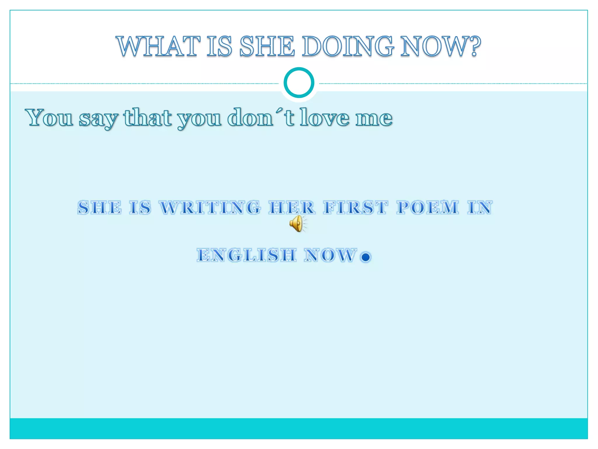 Powerpoint present progressive | PPT