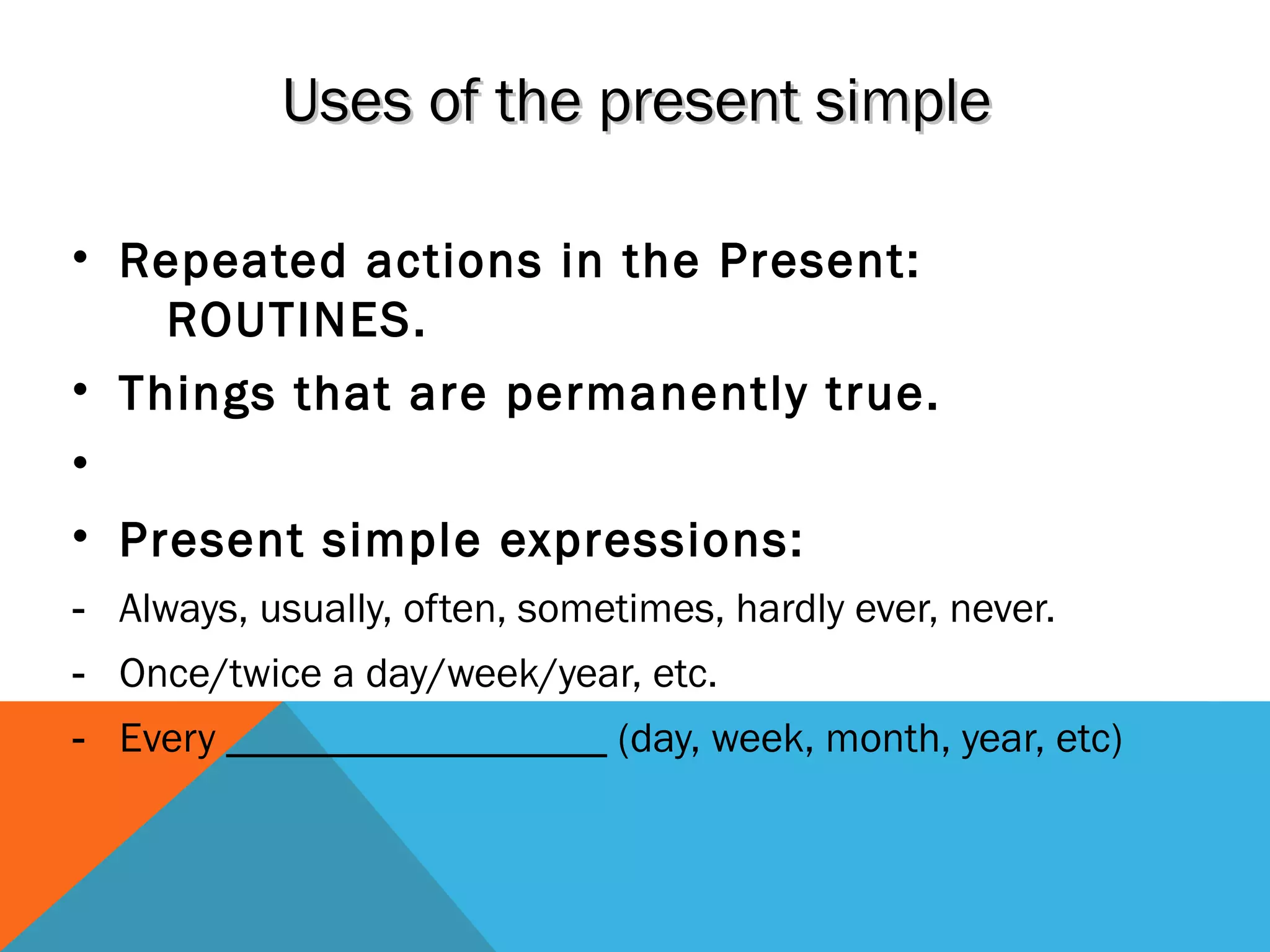 Powerpoint present simple | PPT