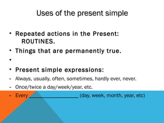 Powerpoint present simple | PPT