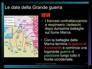 PRIMA GUERRA MONDIALE | PPT
