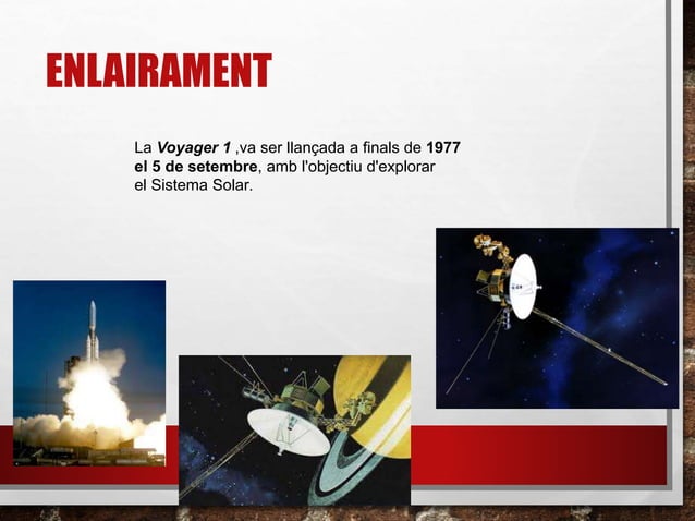 Projecte Voyager | PPTX