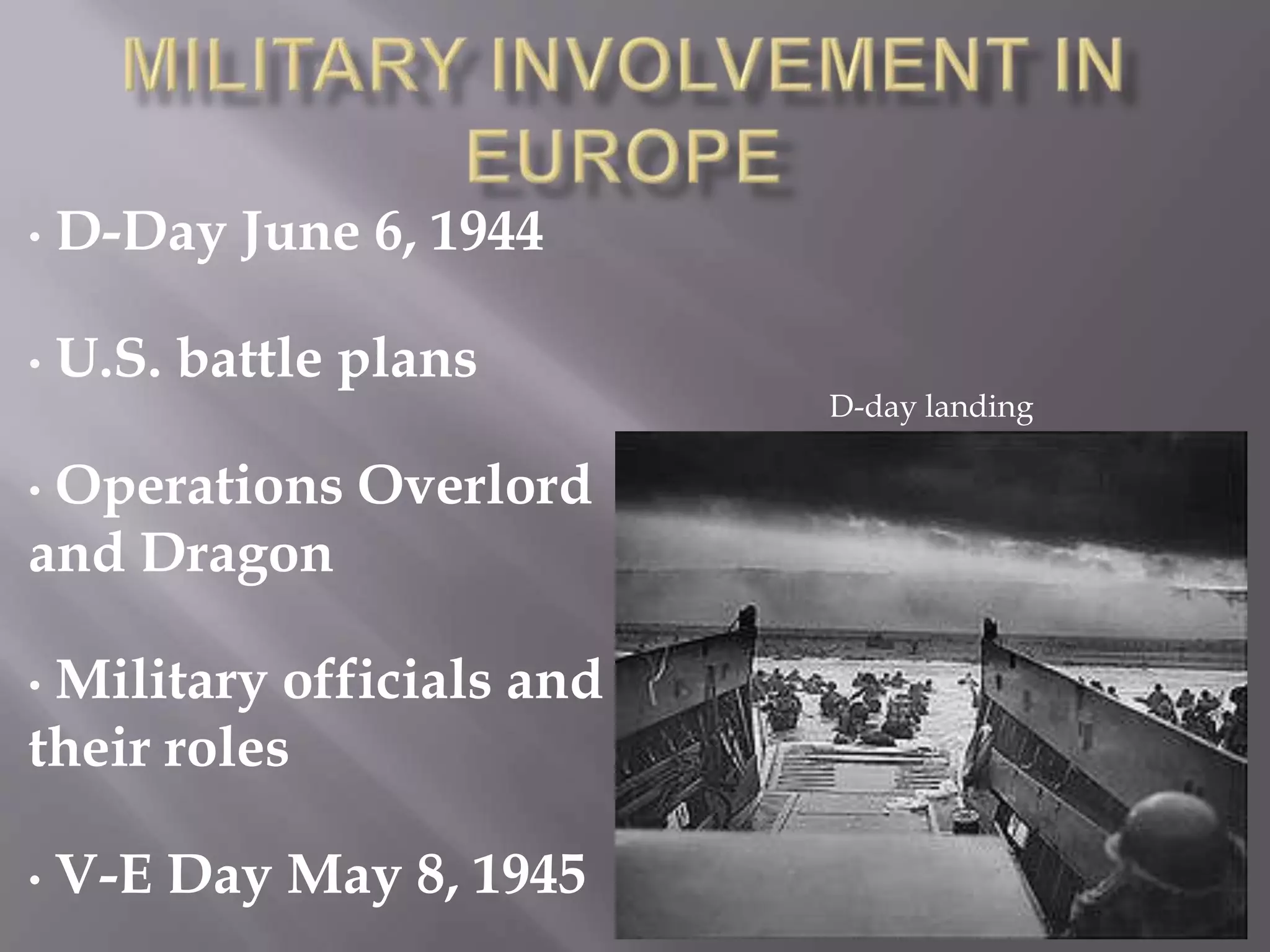Powerpoint project on wwii | PPT