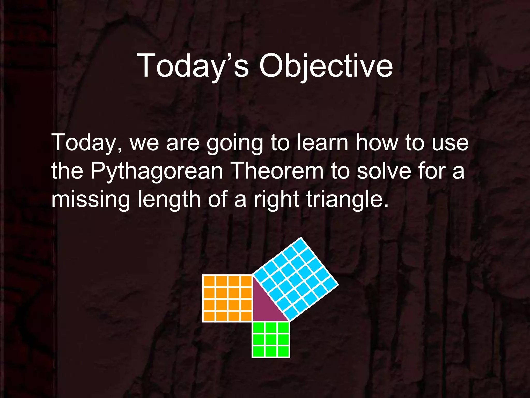 Power point pythagorean theorem revised | PPTX | Physics | Science