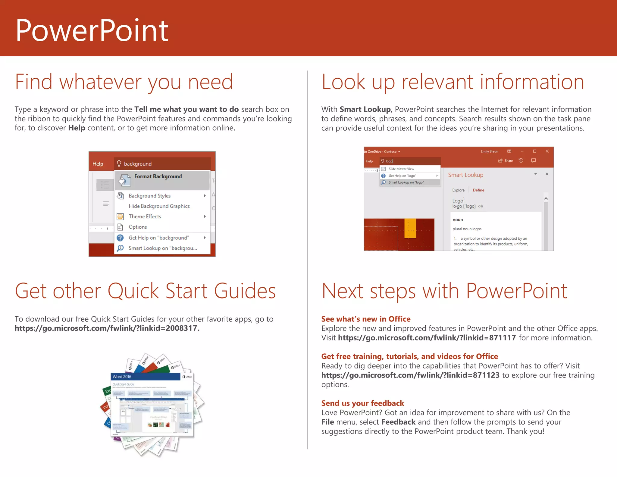 PowerPoint Quick Start Guide | PDF