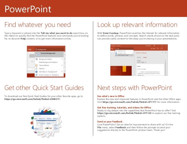 Powerpoint quick reference guide free - templatesgera