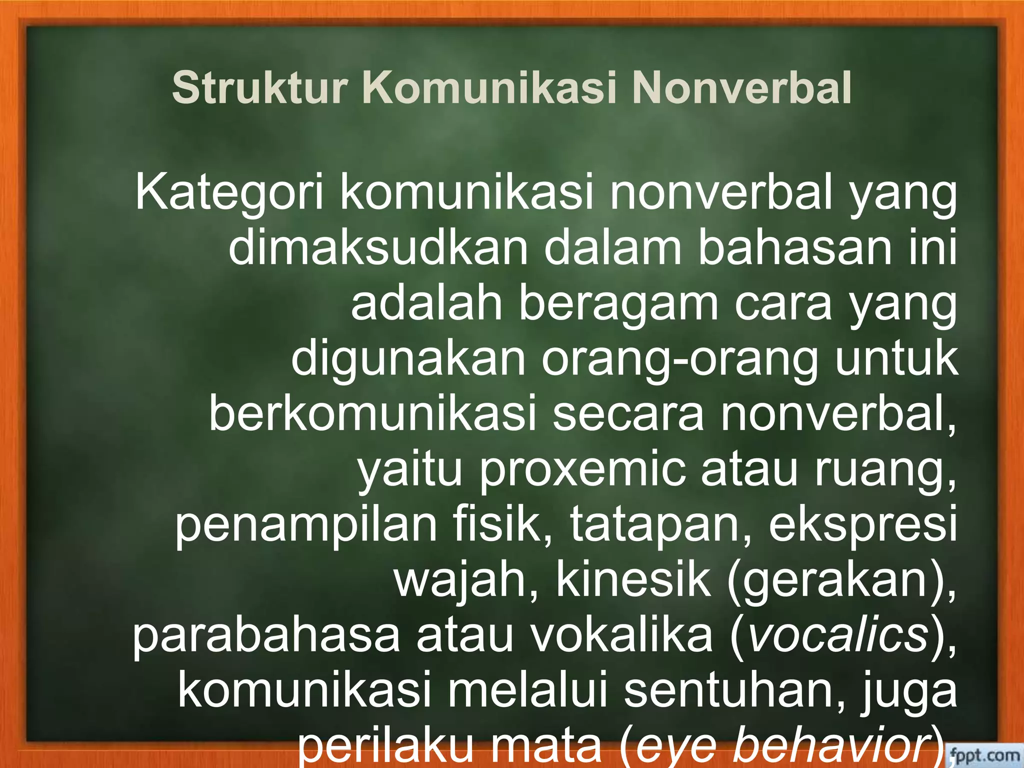 Komunikasi Nonverbal | PPTX