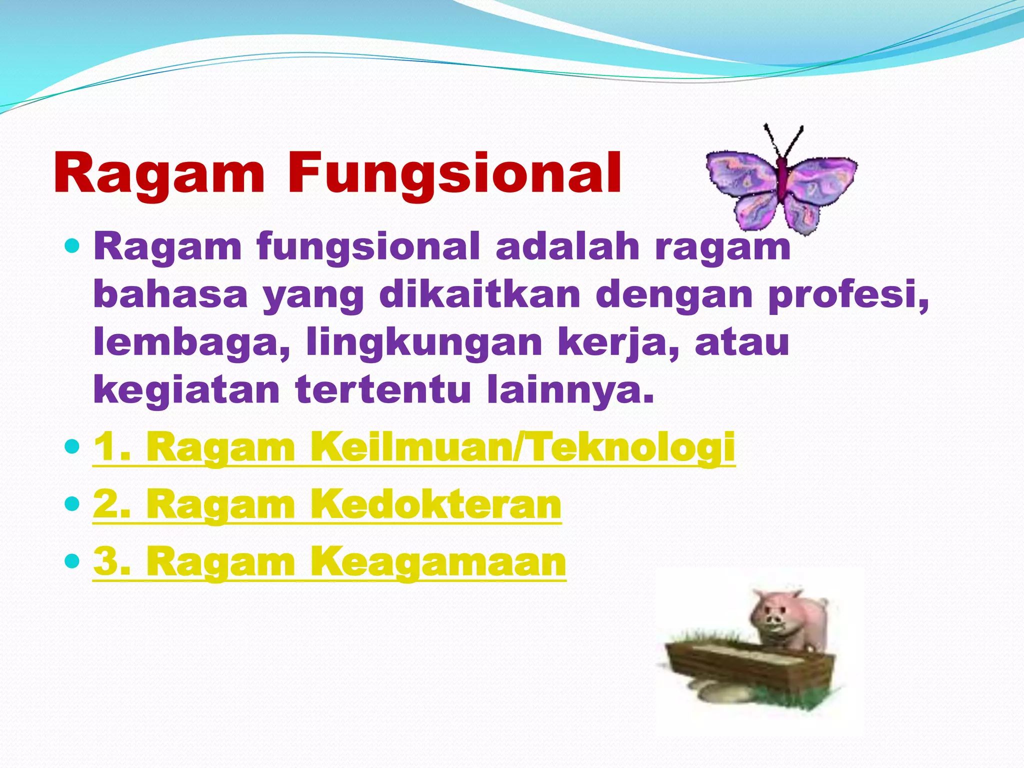 Powerpoint ragam bahasa indonesia | PPTX
