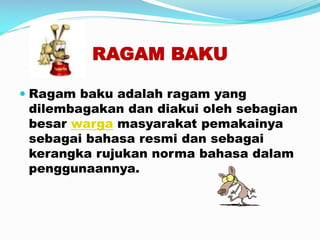 Powerpoint ragam bahasa indonesia | PPTX