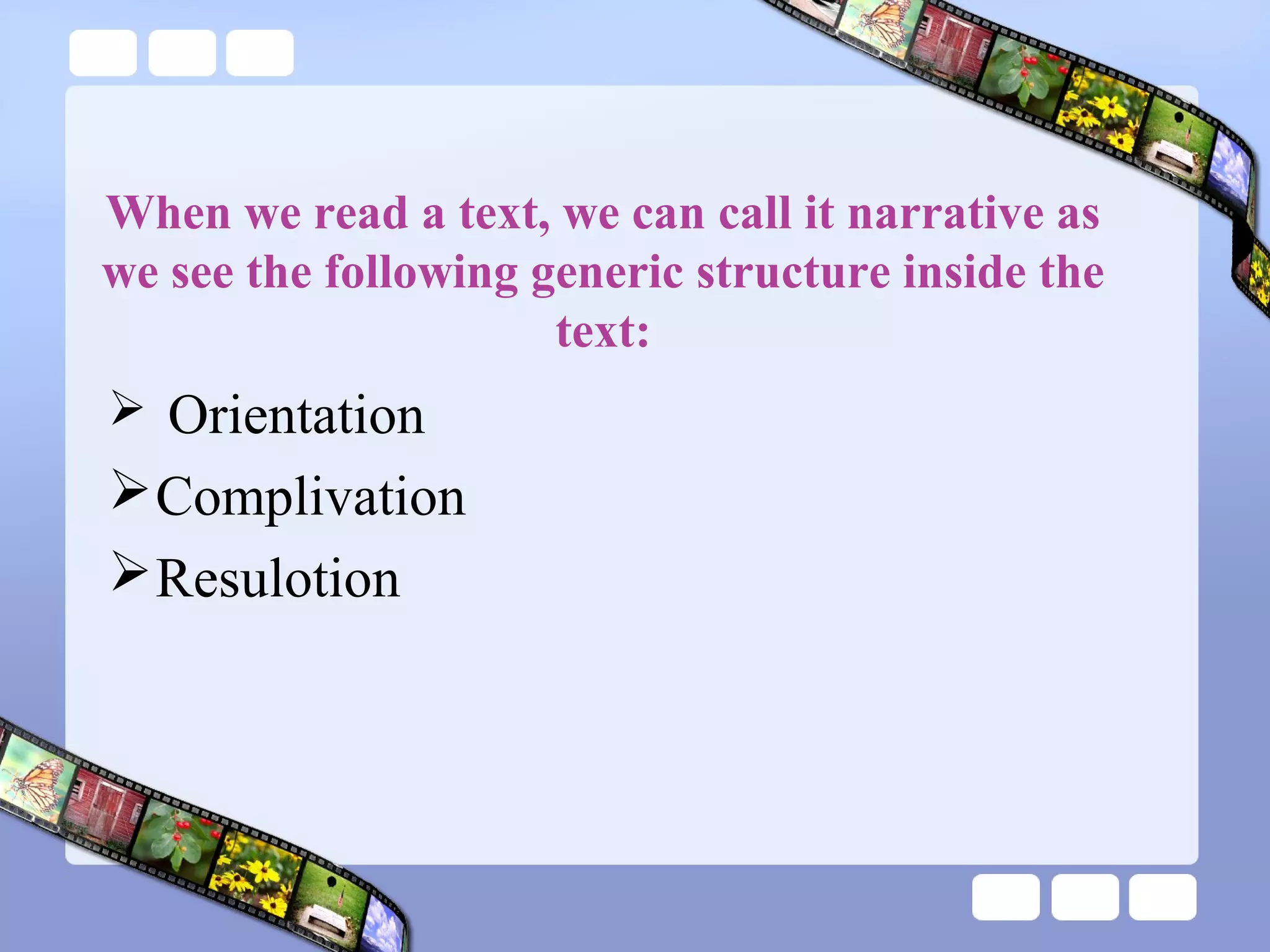 Power point reading a narative text | PPT