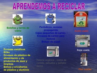Power point reciclaje | PPT