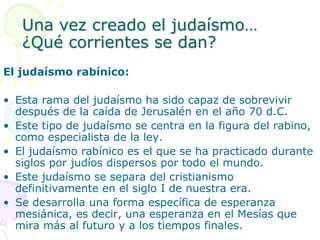 Power point (religion_judeo-israelita)(version buena) | PPT
