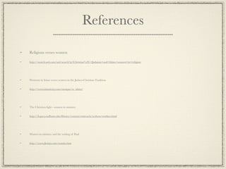 Powerpoint religion women4 | KEY