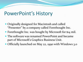 Power Point | PPTX