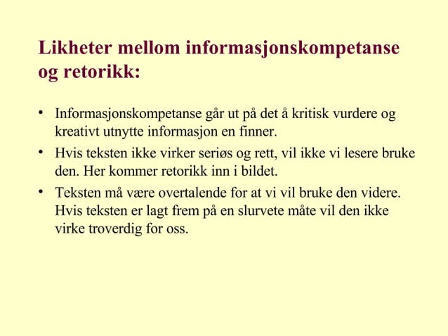 Powerpoint,Retorikk | PPT