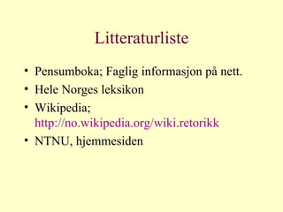 Powerpoint,Retorikk | PPT