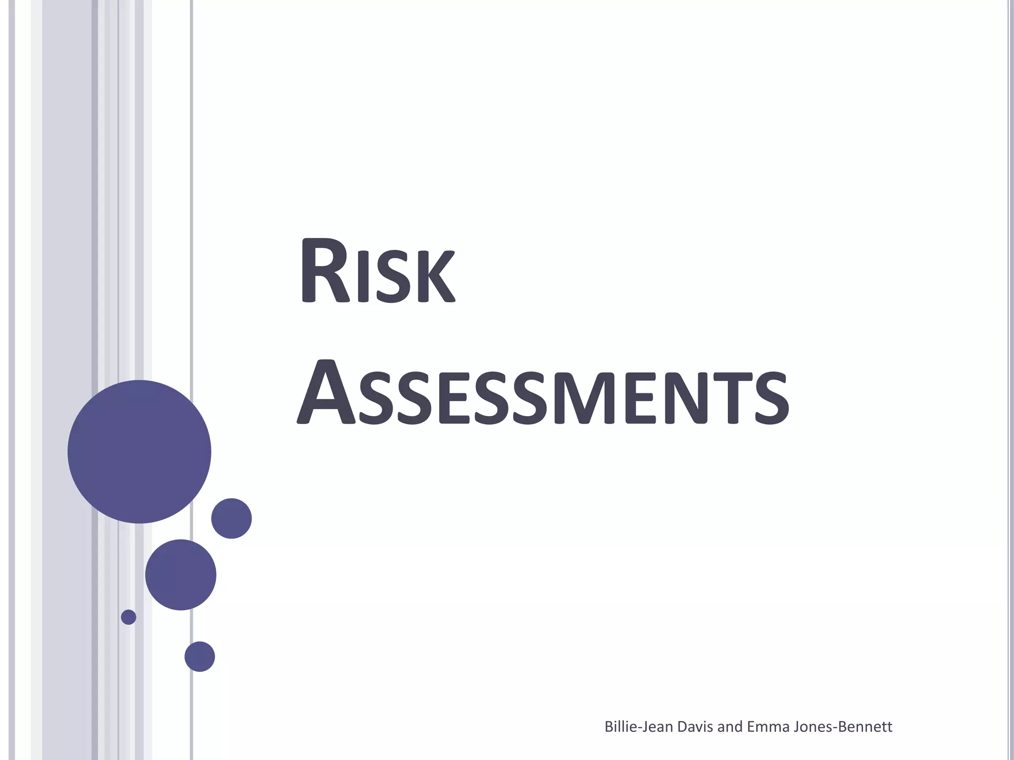 Powerpoint Risk Assessment | PPTX