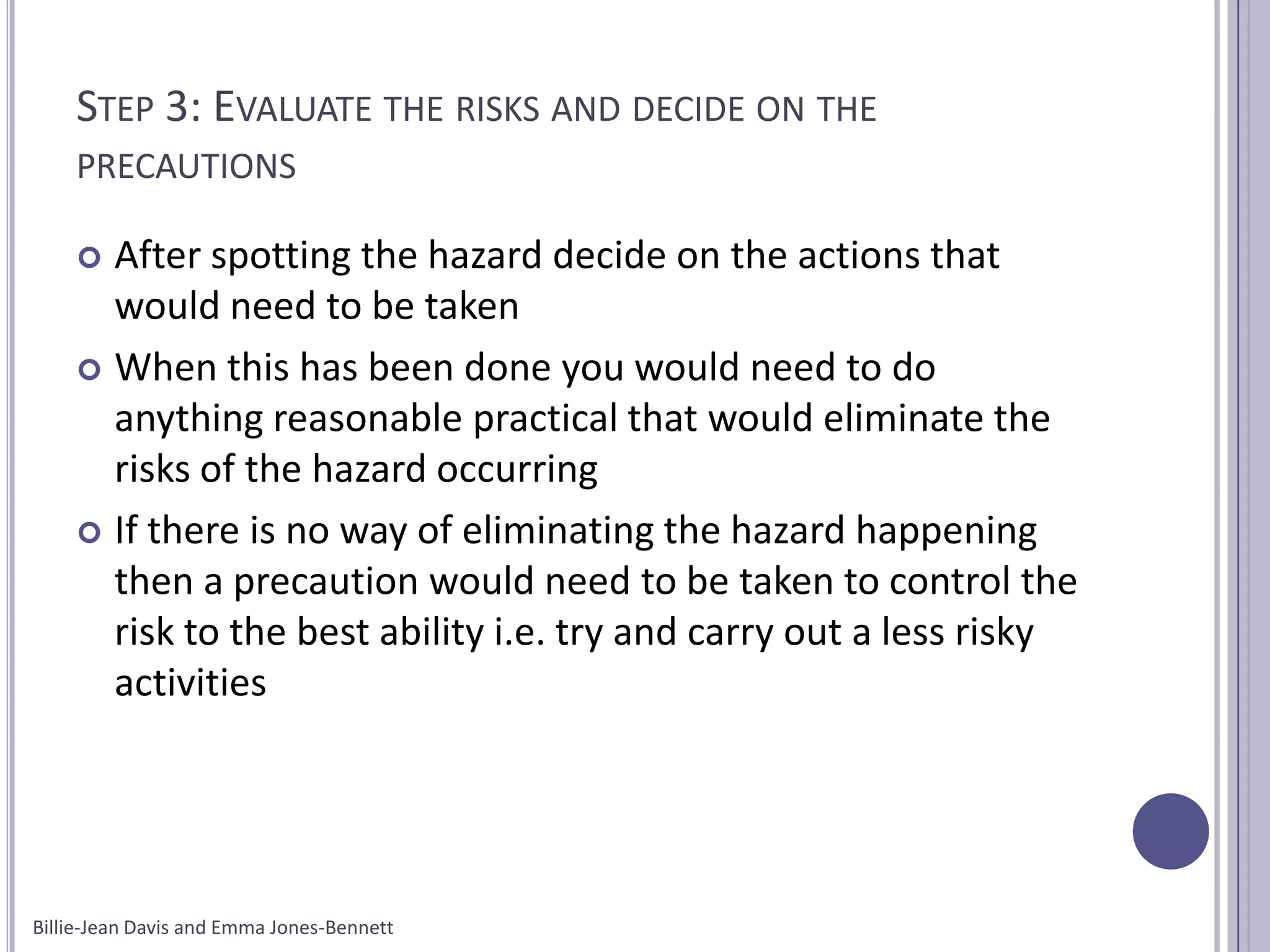 Powerpoint Risk Assessment | PPTX