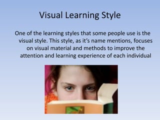 Visual Learner's Characteristics | PPSX