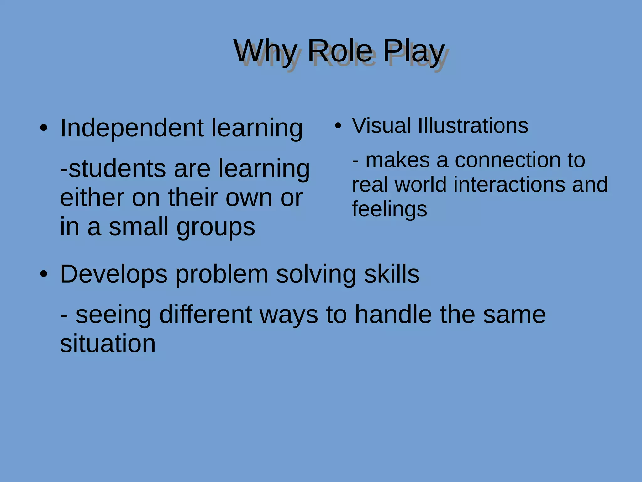 Power point role play | ODP