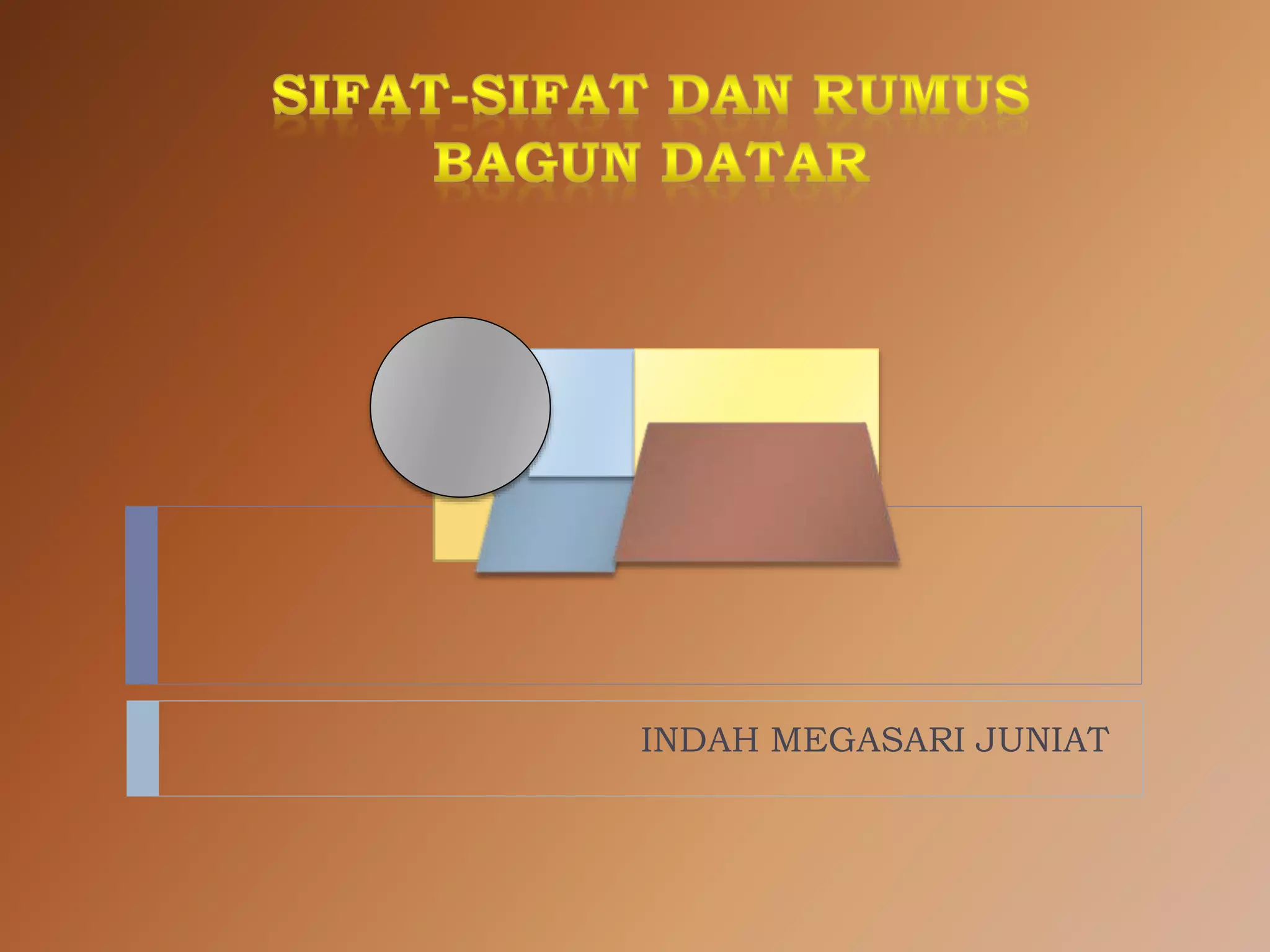 rumus dan sifat bangun datar | PPT