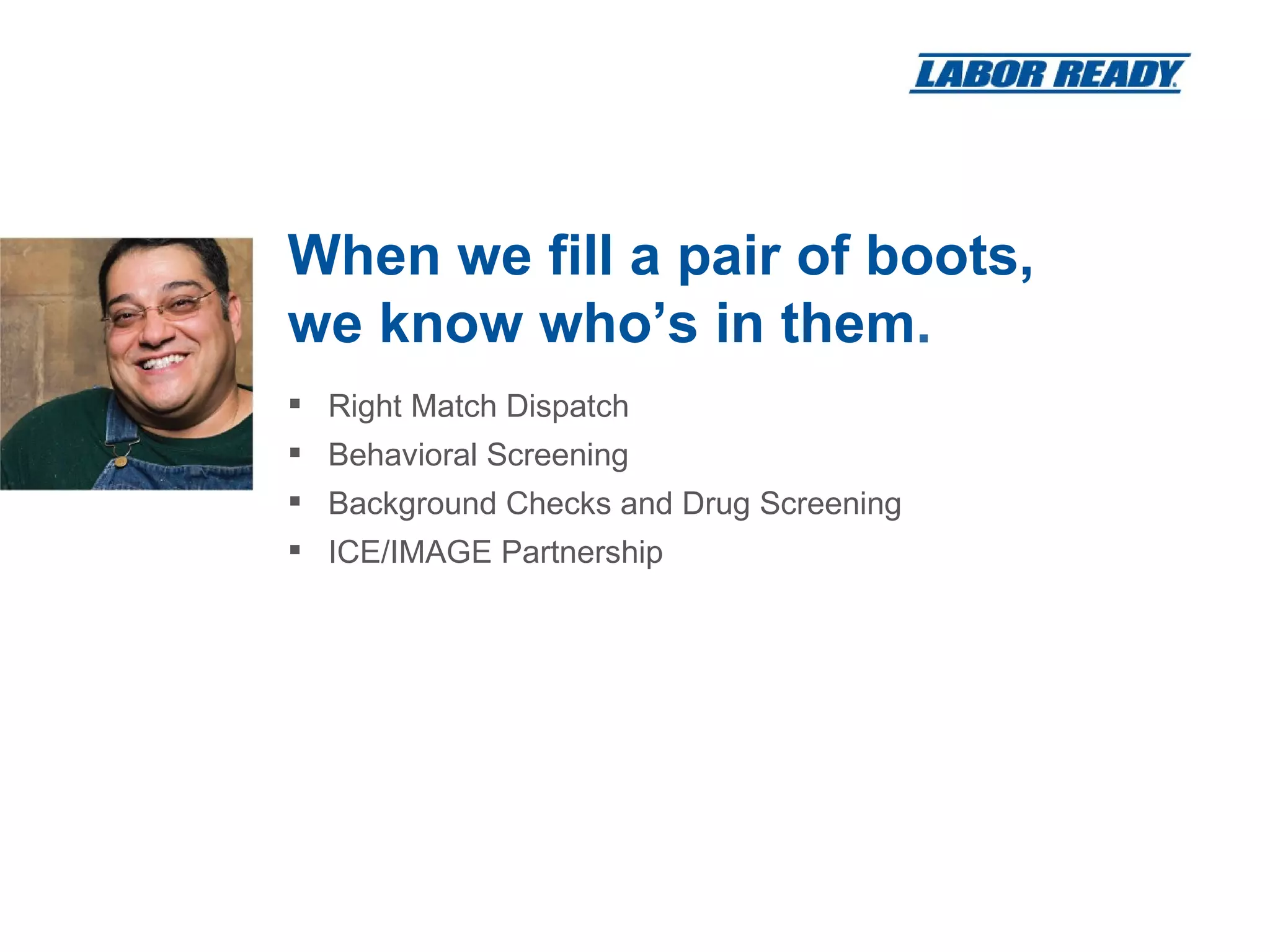 Labor Ready On-Demand satffing solutions | PPT