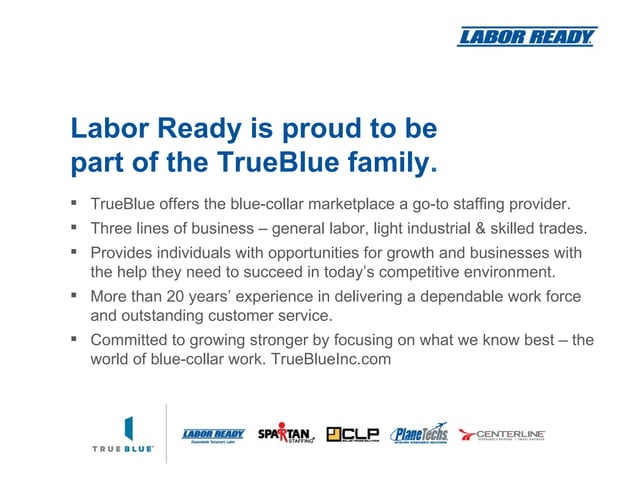 Labor Ready On-Demand satffing solutions | PPT