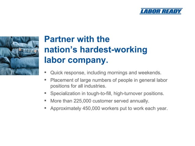 Labor Ready On-Demand satffing solutions | PPT