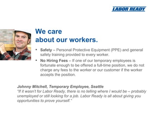 Labor Ready On-Demand satffing solutions | PPT