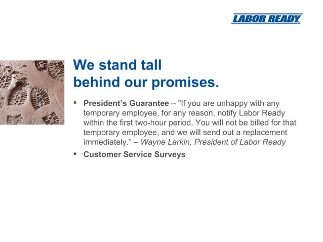 Labor Ready On-Demand satffing solutions | PPT