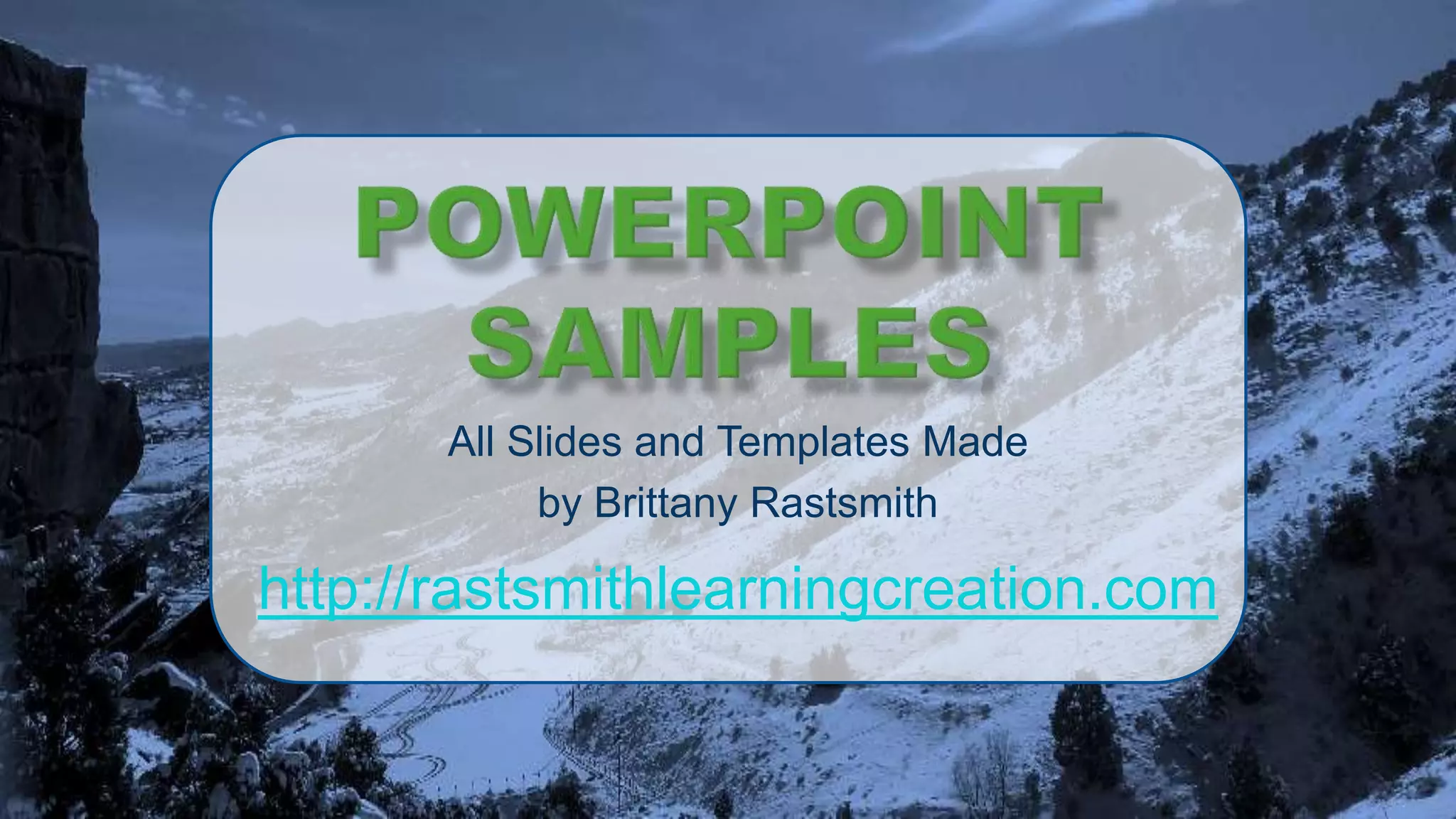 PowerPoint Template Sample Deck | PPT