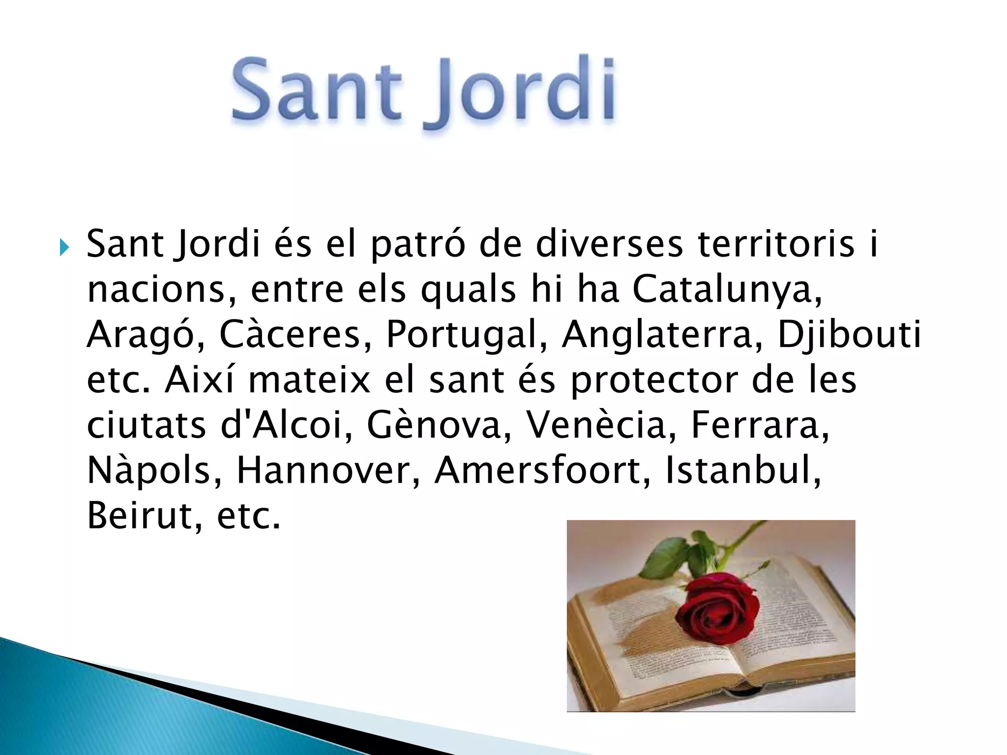 Power point sant jordi | PPT