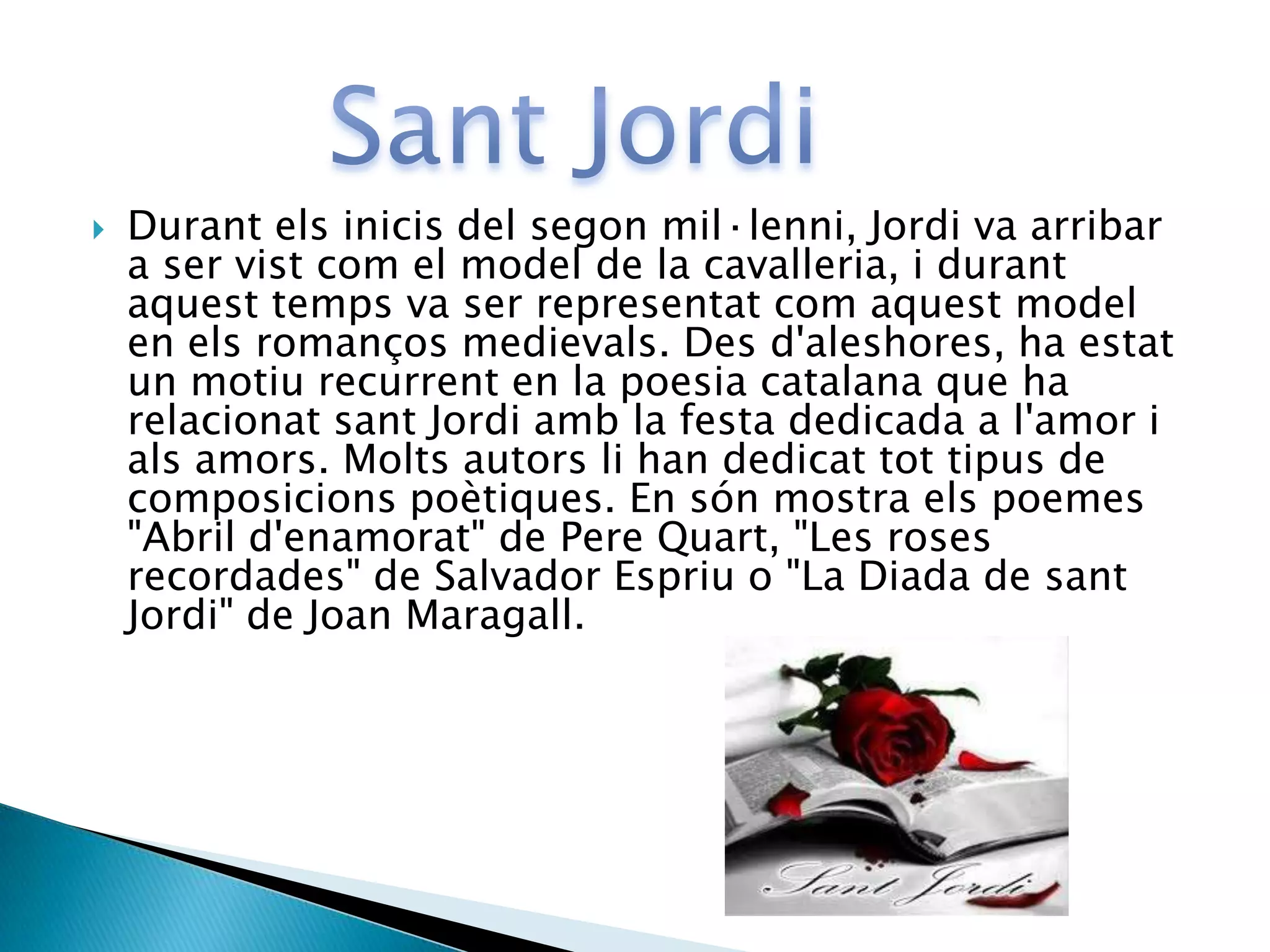 Power point sant jordi | PPT